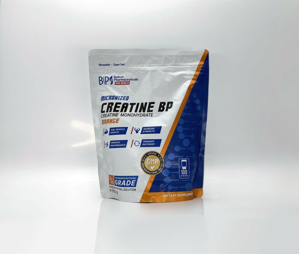 Creatine Balkan Pharma (Saveur d'orange) (100 Portions) (500gr)